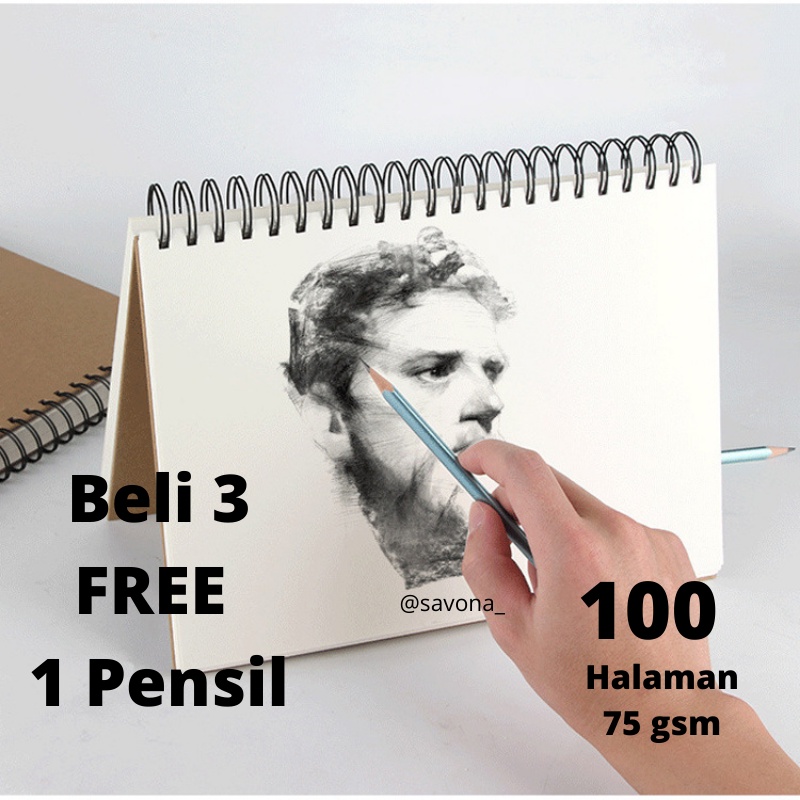 Jual Sketchbook Buku Note Book Aesthetic Notebook Buku Sketsa Gambar ...