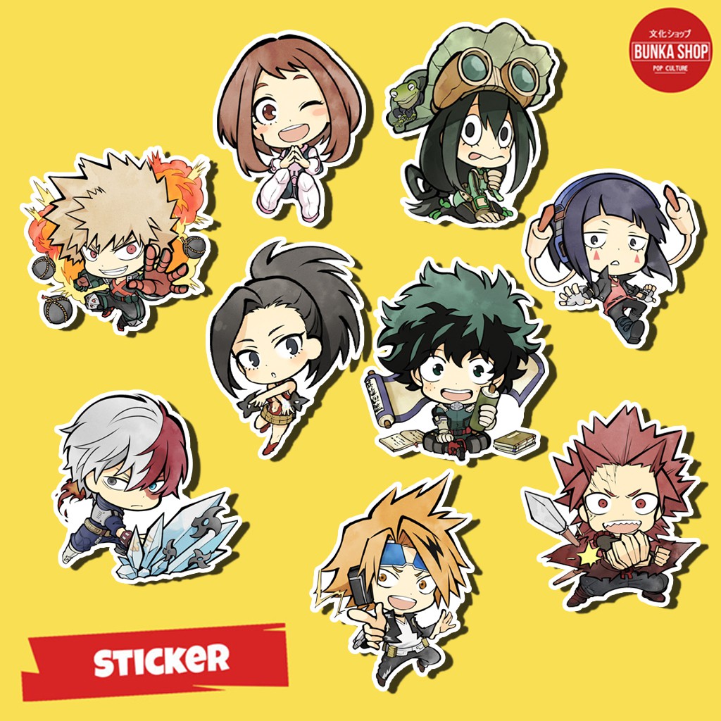 Jual Sticker Pack Anime Boku no Hero Academia Ninja | Shopee Indonesia