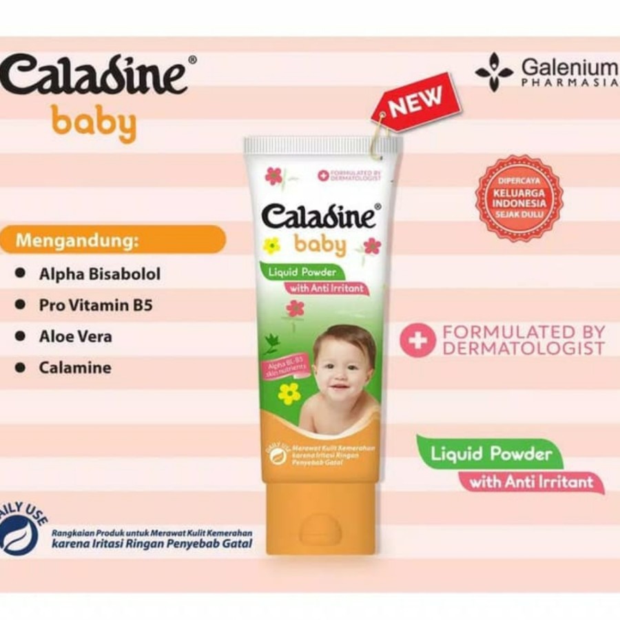 Jual Makassar ! Caladine Baby Liquid Powder 100gr Bedak Cair Caladine ...
