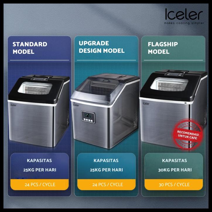 Jual Mesin Es Cube Iceler Pembuat Es Batu 25Kg Per Hari Rumah Cafe ...