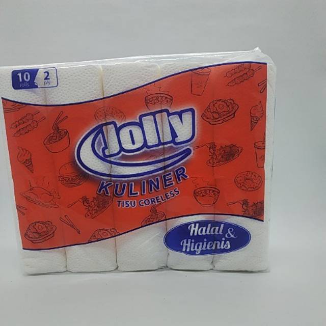 Jual Tissue Jolly Coreless 10rolls MERAH barcode 8992759218046 | Shopee ...