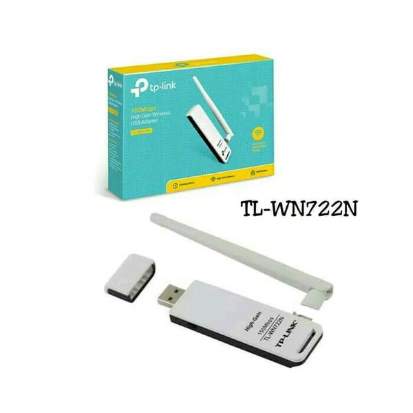 Jual TP-Link TL-WN722N High Gain Wireless USB Adapter 150Mbps | Shopee ...