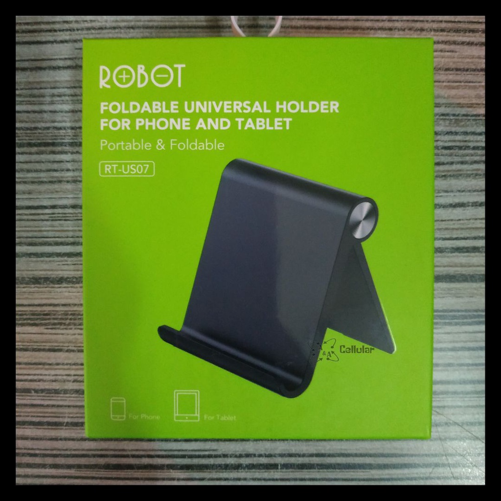 Jual Robot RT-US07 Foldable Stand Desk Phone Tablet Holder | Shopee ...