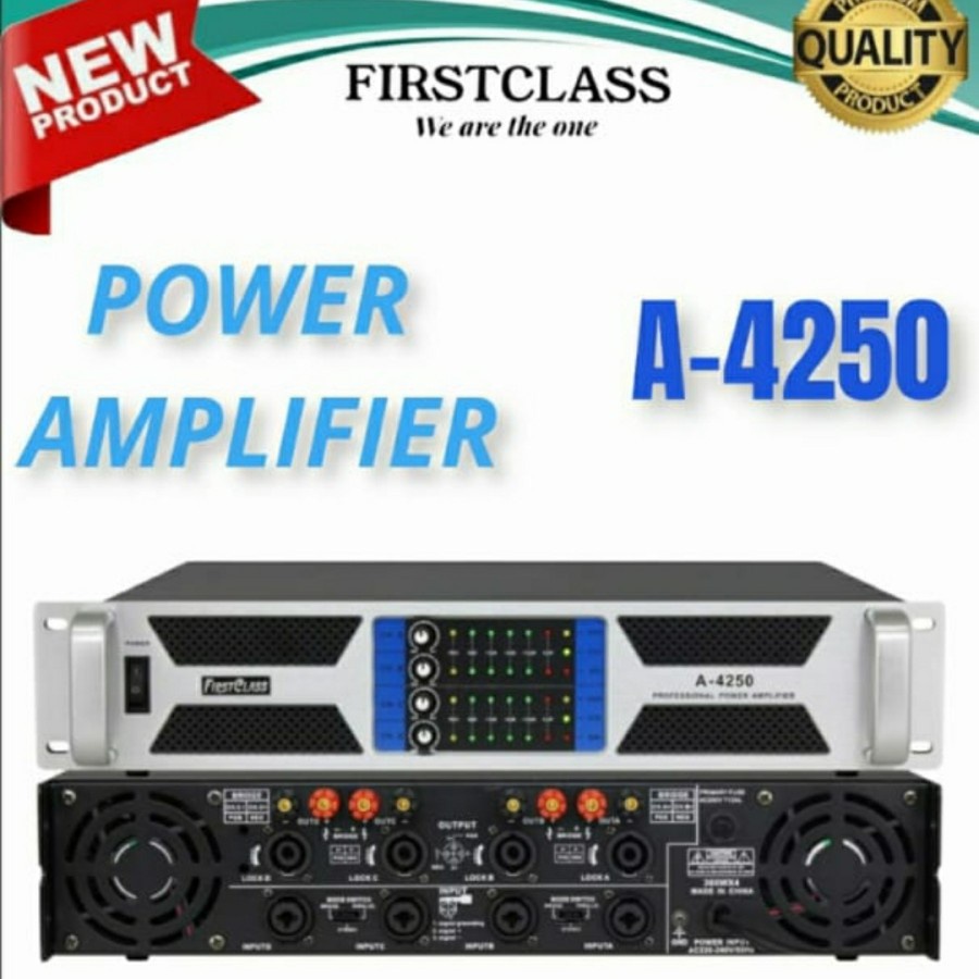 Jual Power Amplifier FirstClass A4250/A 4250 4CH First Class | Shopee ...