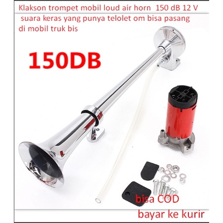 Jual Klakson trompet mobil loud air horn 150 dB 12 V suara keras yang ...