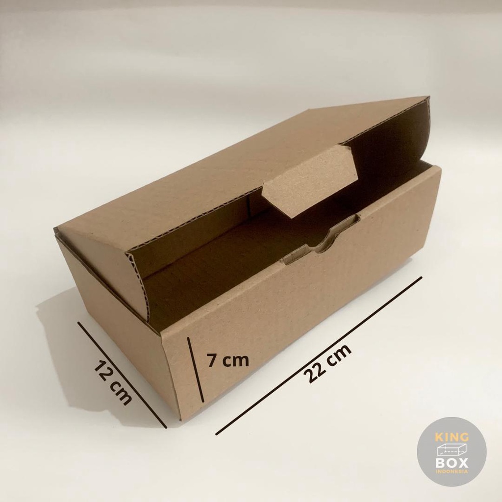 Jual Kardus Karton Packaging Box 22 x 12 x 7 cm - Die Cut | Shopee ...