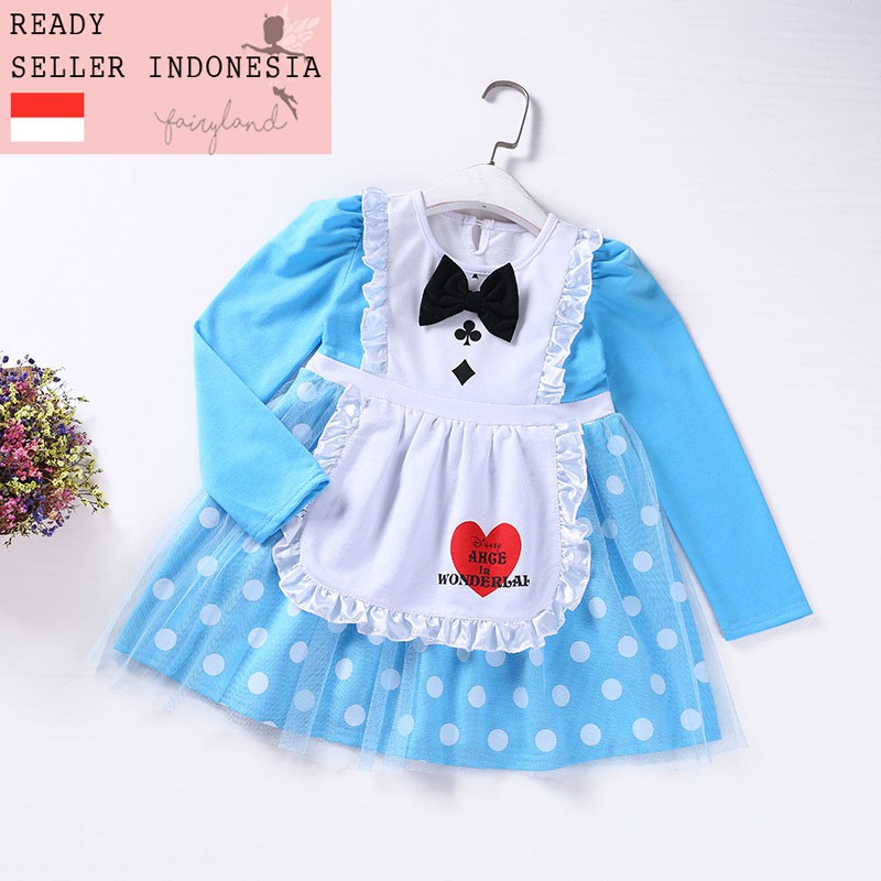 Jual Kostum Ulang Tahun Dress Tangan Panjang Princess Alice in ...