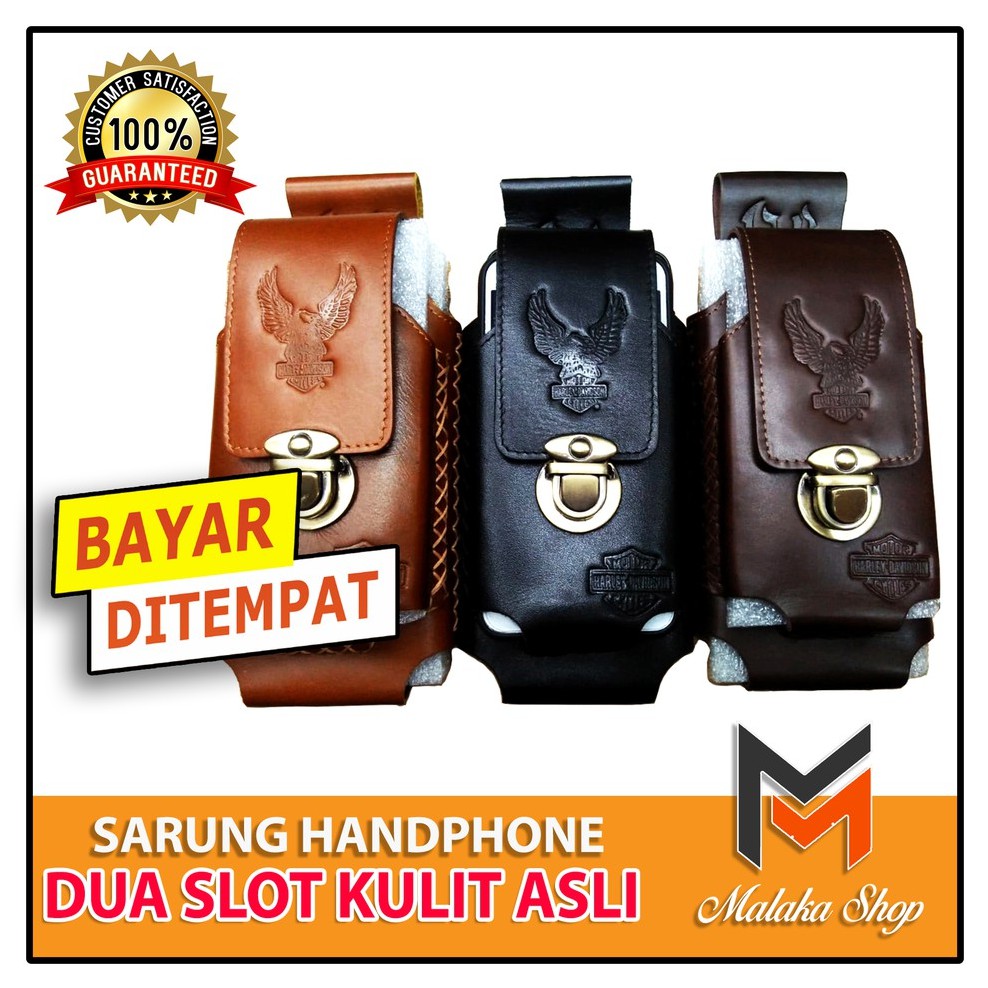 Jual Sarung Handphone Pinggang / Dompet Handphone Pinggang Dua Slot ...