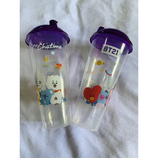 Jual BT21 x Chatime BTS Cup reusable | Shopee Indonesia