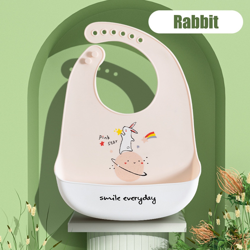 Jual Premium Baby Bibs Silikon BPA Free Waterproof Celemek Makan Bayi ...