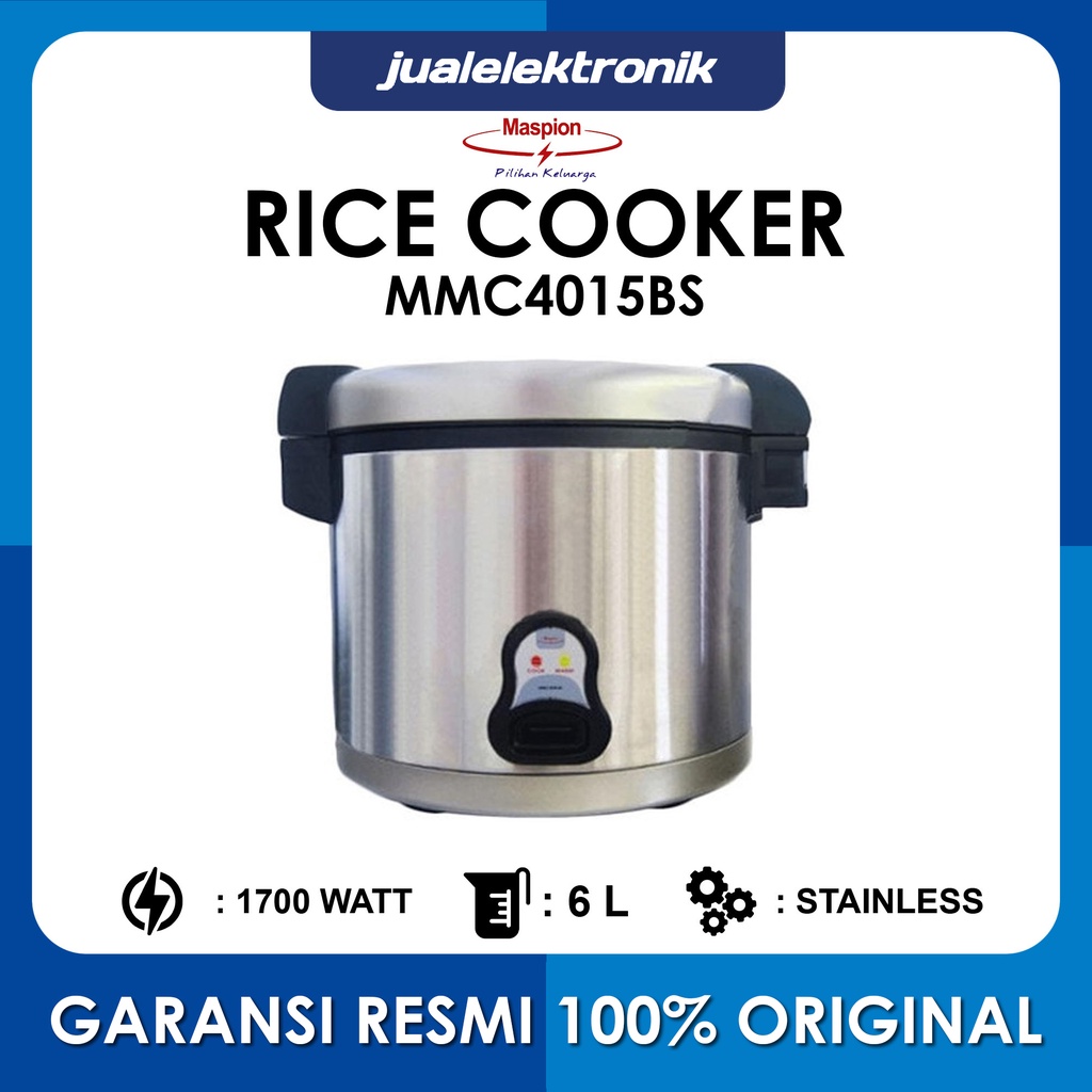 Jual Maspion Magic Com Jumbo 5 Liter MMC4015BS Rice Cooker Kapasitas ...