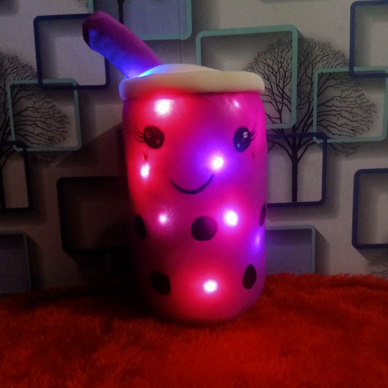 Jual Boba LED size (L) 30x20cm//Boba Bronw Sugar//Boba led//Boba viral ...