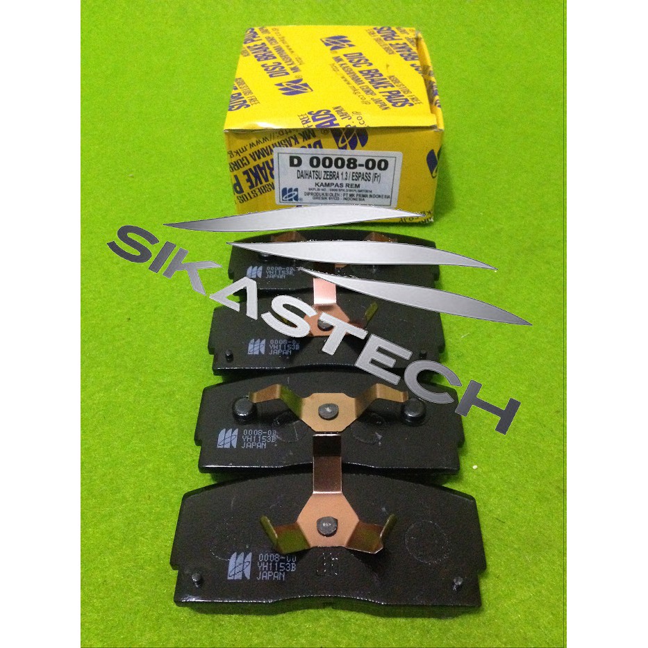 Jual 04491-87502 SET FRONT DISC BRAKE PADS / KAMPAS REM CAKRAM DEPAN SEPASANG KANAN & KIRI ...