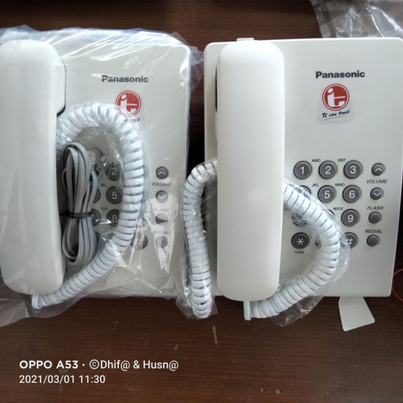 Jual PESAWAT TELEPON RUMAH INDIHOME PANASONIC KX-TS505 - PUTIH SECOND | Shopee Indonesia