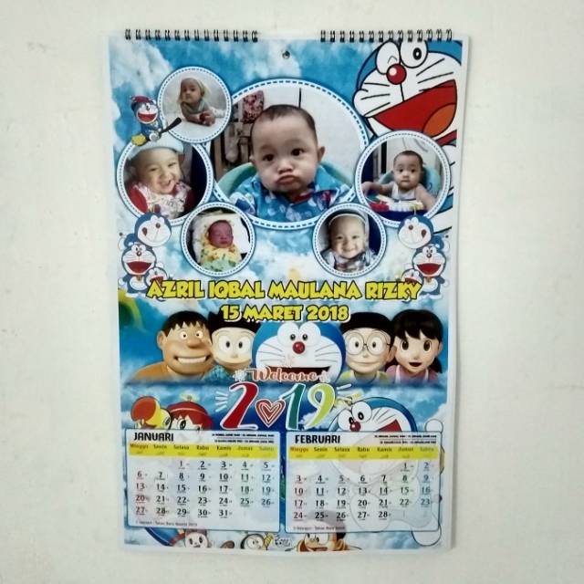 Jual Kalender Custom Foto 6 lembar | Kalender foto | Kalender dinding ...