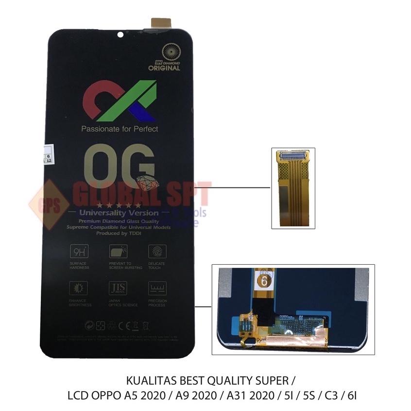 Jual LCD TOUCHSCREEN OPPO A5 2020 / A9 2020 / A31 2020 / C3 / 5 / 5i ...