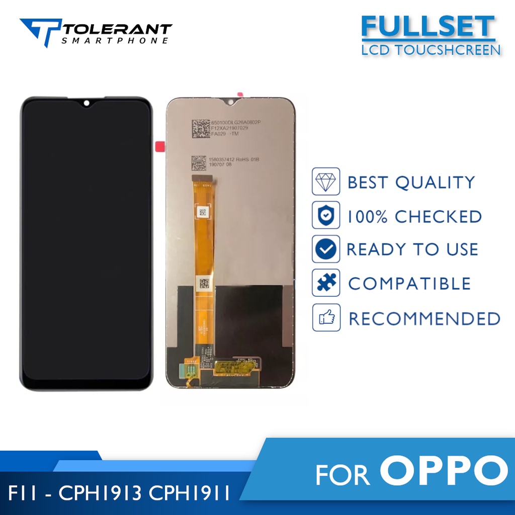 Jual LCD OPPO F11 CPH1913 CPH1911 FULLSET TOUCHSCREEN | Shopee Indonesia