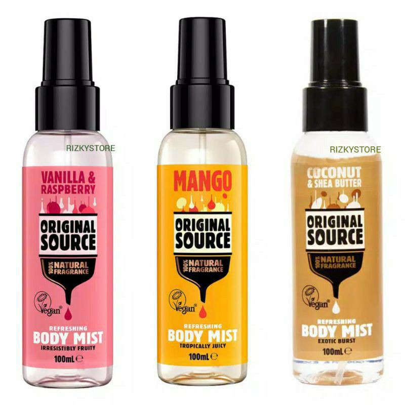 Jual OriginalSourceBodyMistMangoBottleSpray100 ml | Shopee Indonesia