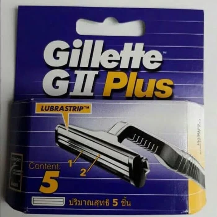 Jual Gillette G II Plus Pisau Cukur Refill Isi Ulang | Shopee Indonesia