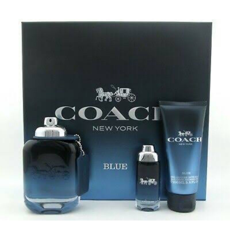 Jual Coach Blue For Men Gift Set original | Shopee Indonesia