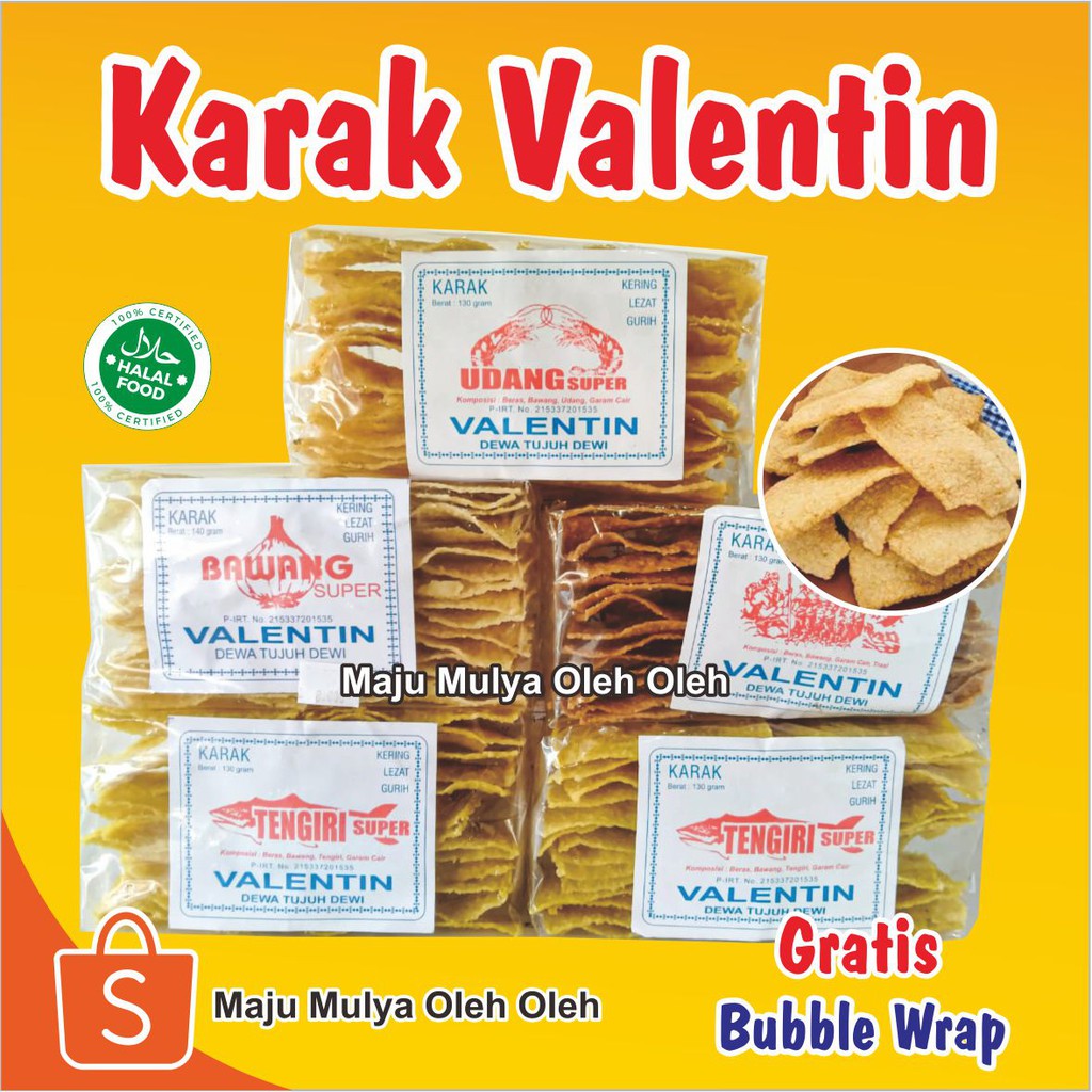 Jual KARAK VALENTIN MENTAH KHAS SOLO KARAK VALENTINE SOLO / GENDAR PULI ...