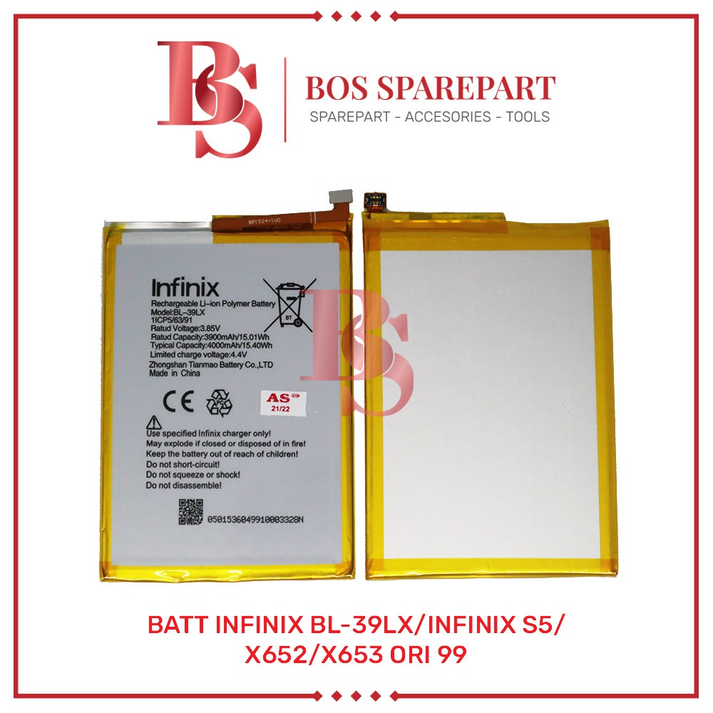 Jual BATERAI INFINIX BL- 39LX / X652 / X653 / SMART 4 / SMART 5 ...
