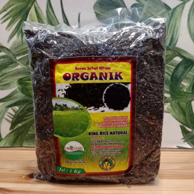 Jual Beras Sehat Hitam Organik 1 kg-King Rice Natural | Shopee Indonesia