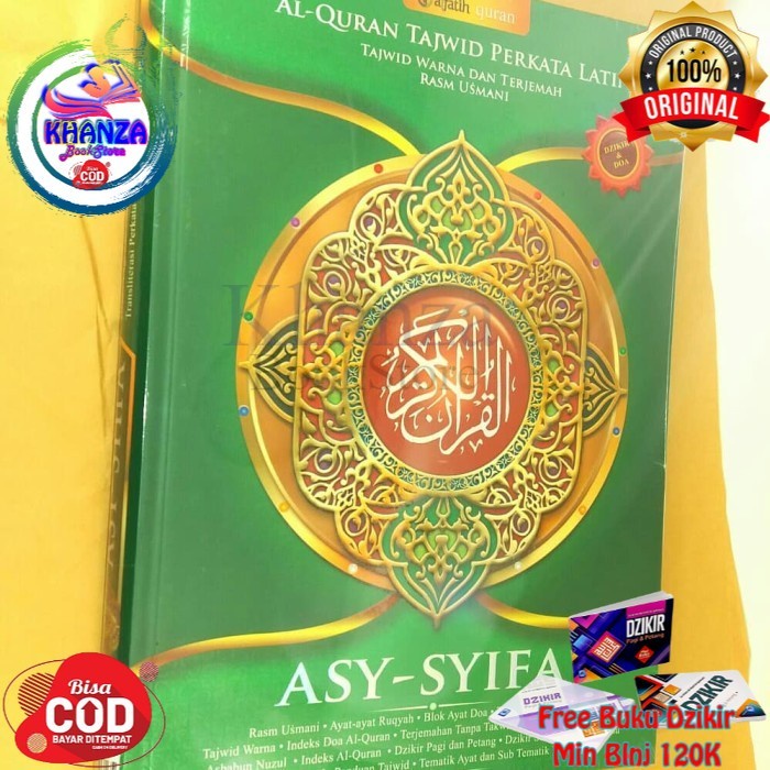 Jual Buku Al-Quran As-Syifa A4 ( Tajwid Perkata Latin ) | Shopee Indonesia