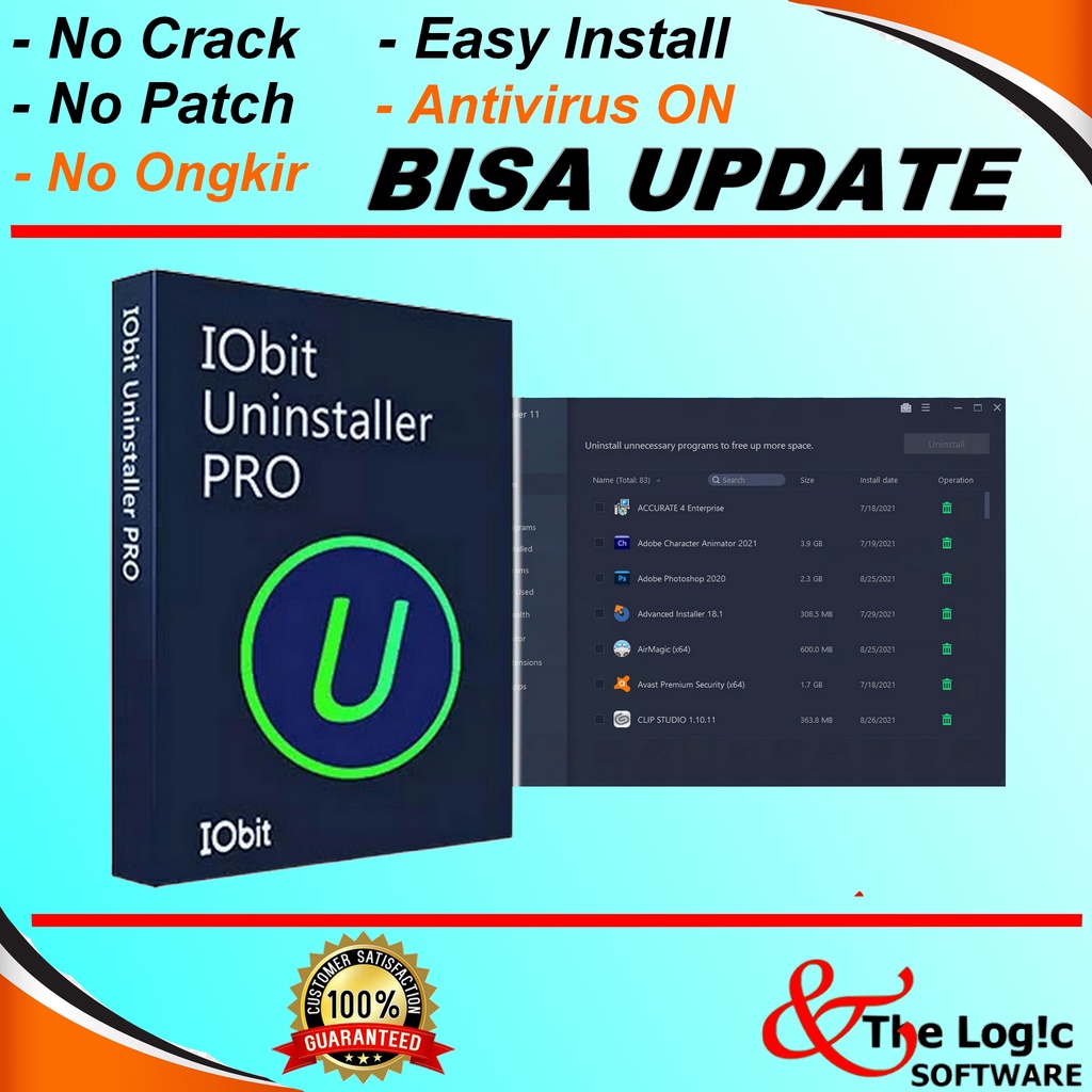 Jual IObit Uninstaller Pro for Windows Lifetime | Shopee Indonesia