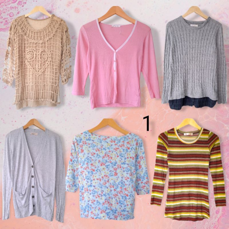 Jual Cardigan Rajut / Baju Rajut | Shopee Indonesia