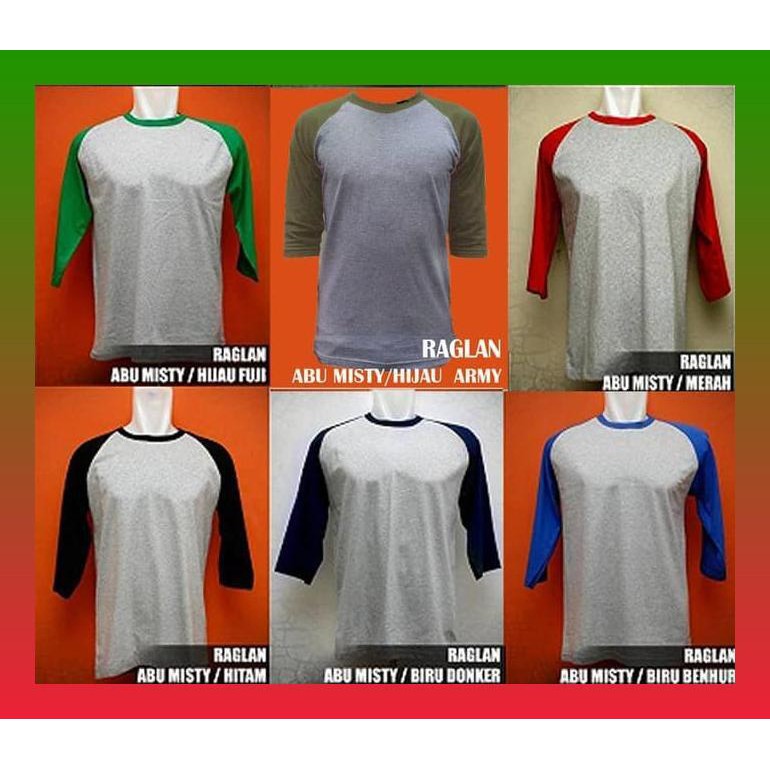 Jual RAGLAN JUMBO | BAJU BIG SIZE | RAGLAN DTG BIG SIZE - ABU-FUJI, XL ...