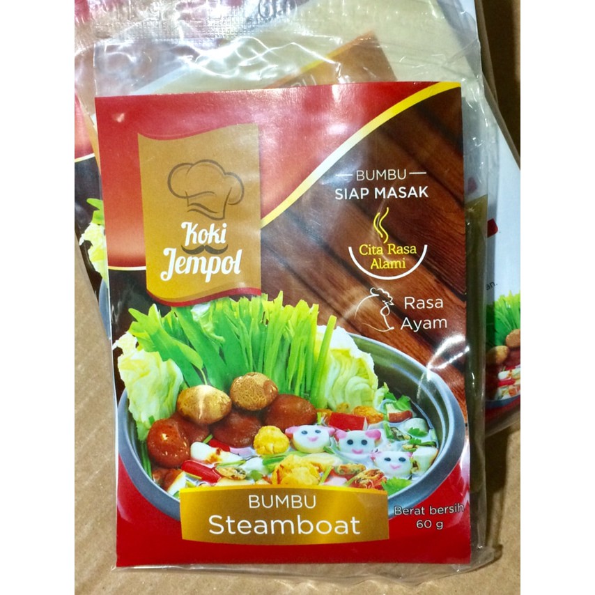 Jual KOKI JEMPOL STEAMBOAT 60gr kuah steamboat bumbu hotpot kuah shabu ...