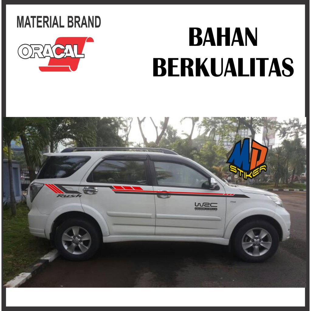 Jual Stiker Rush Sticker Cutting Mobil variasi Terios sigra calya ...