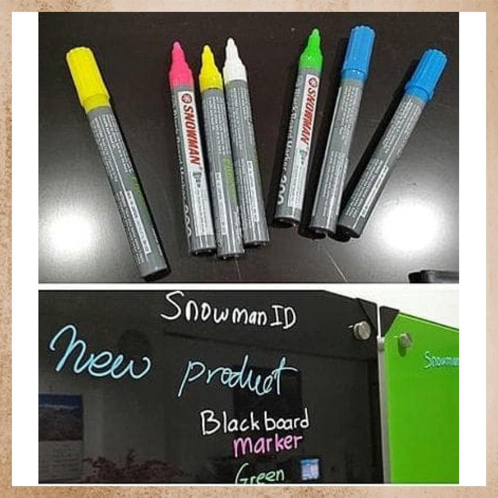 Jual Spidol Utk Blackboard Dan Whiteboard - Snowman Neon Fluorescent ...