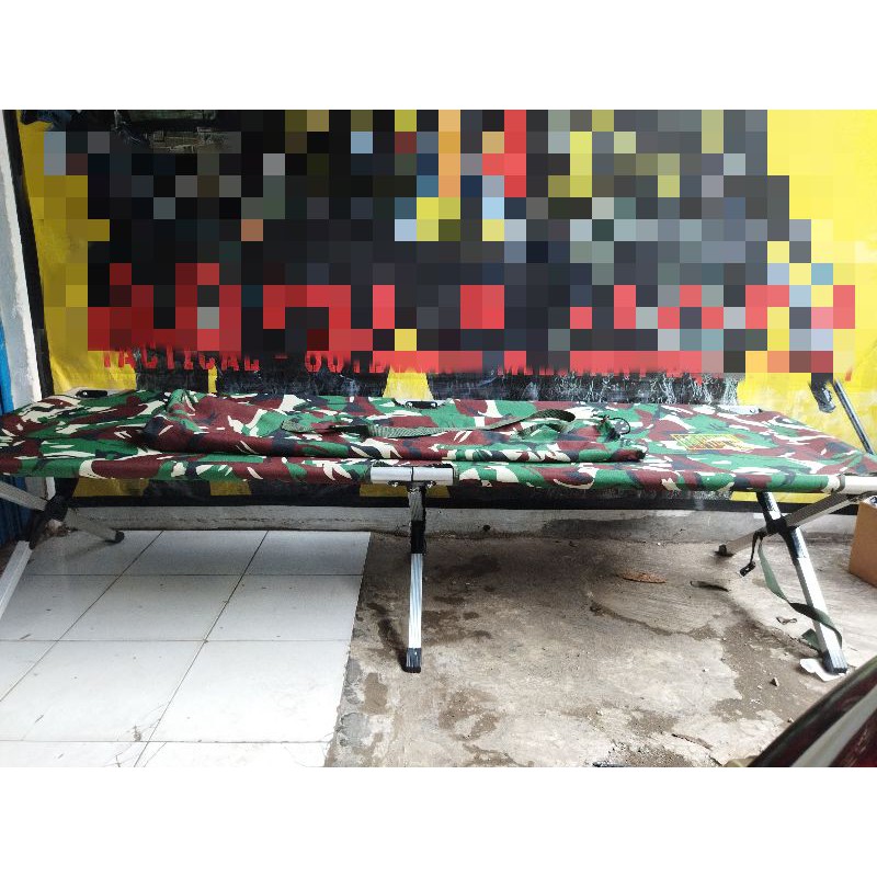 Jual Tempat Tidur Lapangan Velbed Loreng TNI Malvinas | Shopee Indonesia