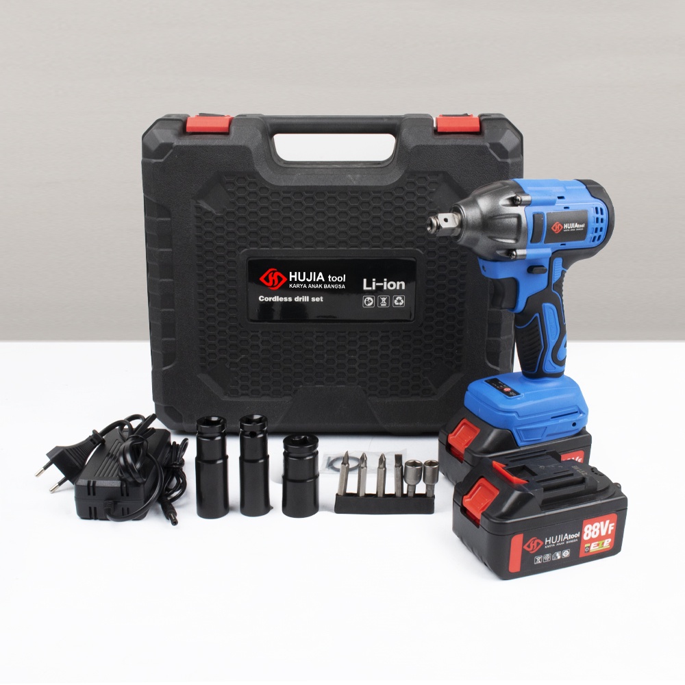 Jual JLD 13MM CORDLESS IMPACT WRENCH BRUSHLESS 350N.M impact baterai ...
