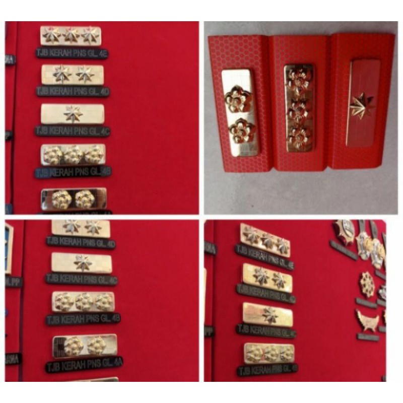 Jual tanda jabatan pns model Baru buat d kerah original | Shopee Indonesia