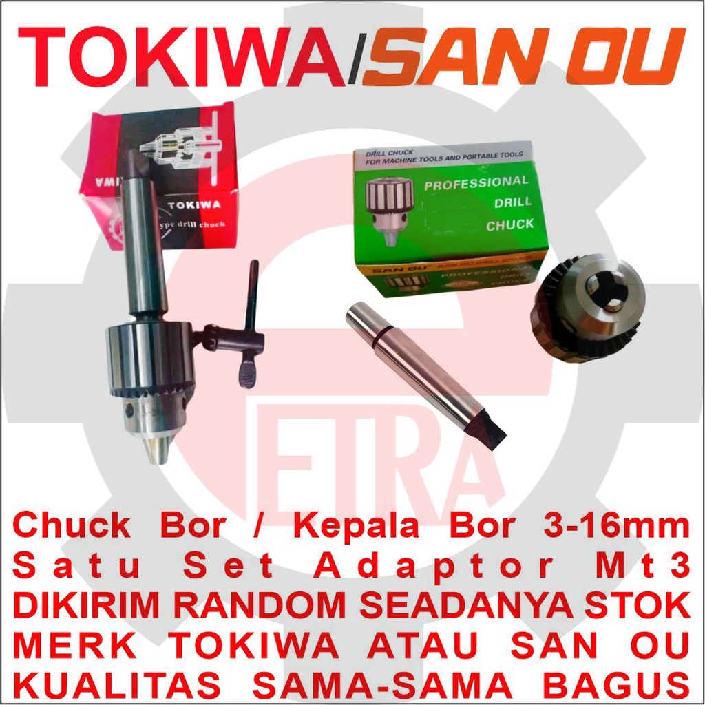 Jual Adaptor Kepala Bor 16 mm MT 3 Arbor Set Bor Magnet | Shopee Indonesia
