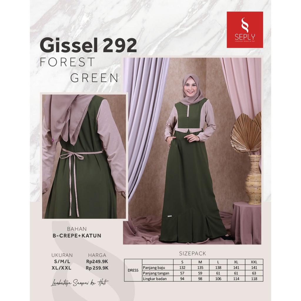 Jual Seply - Gamis Wanita Gissel 292 - Gamis Busui - Dress Wanita ...