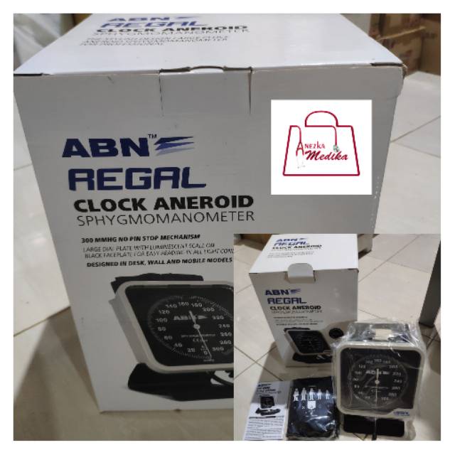 Jual TENSIMETER ABN REGAL DESKTOP CLOCK MODEL/TENSI ABN | Shopee Indonesia