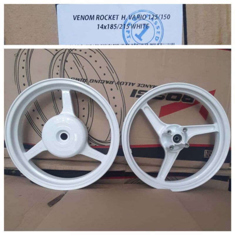 Jual Velg Rossi Venom rocket Vario 125/150 putih | Shopee Indonesia