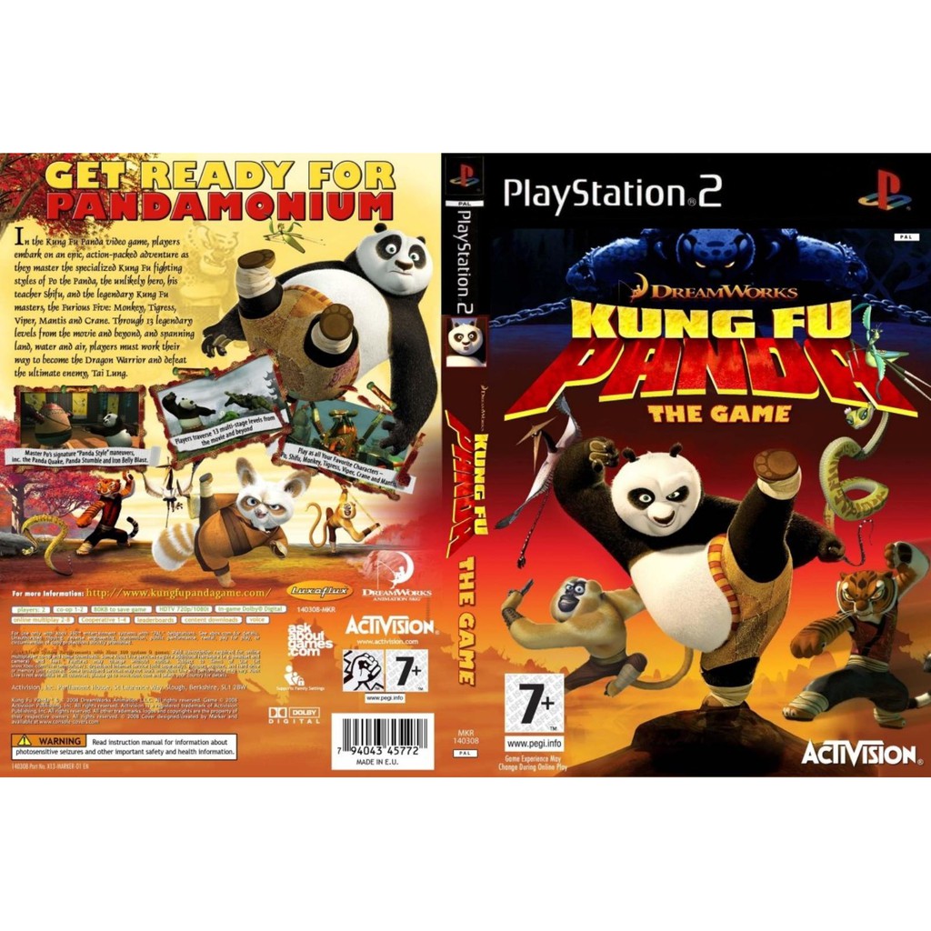 Jual Kaset Ps2 Game Kungfu Panda (Playstation 2) | Shopee Indonesia