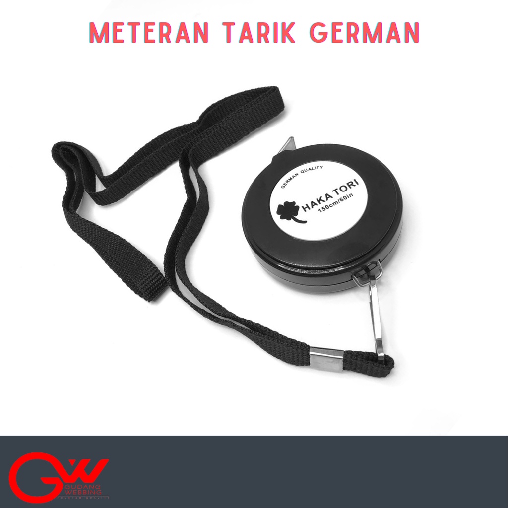 Jual Roll Meteran otomatis | Meteran kain 150cm | Meteran Tarik German ...