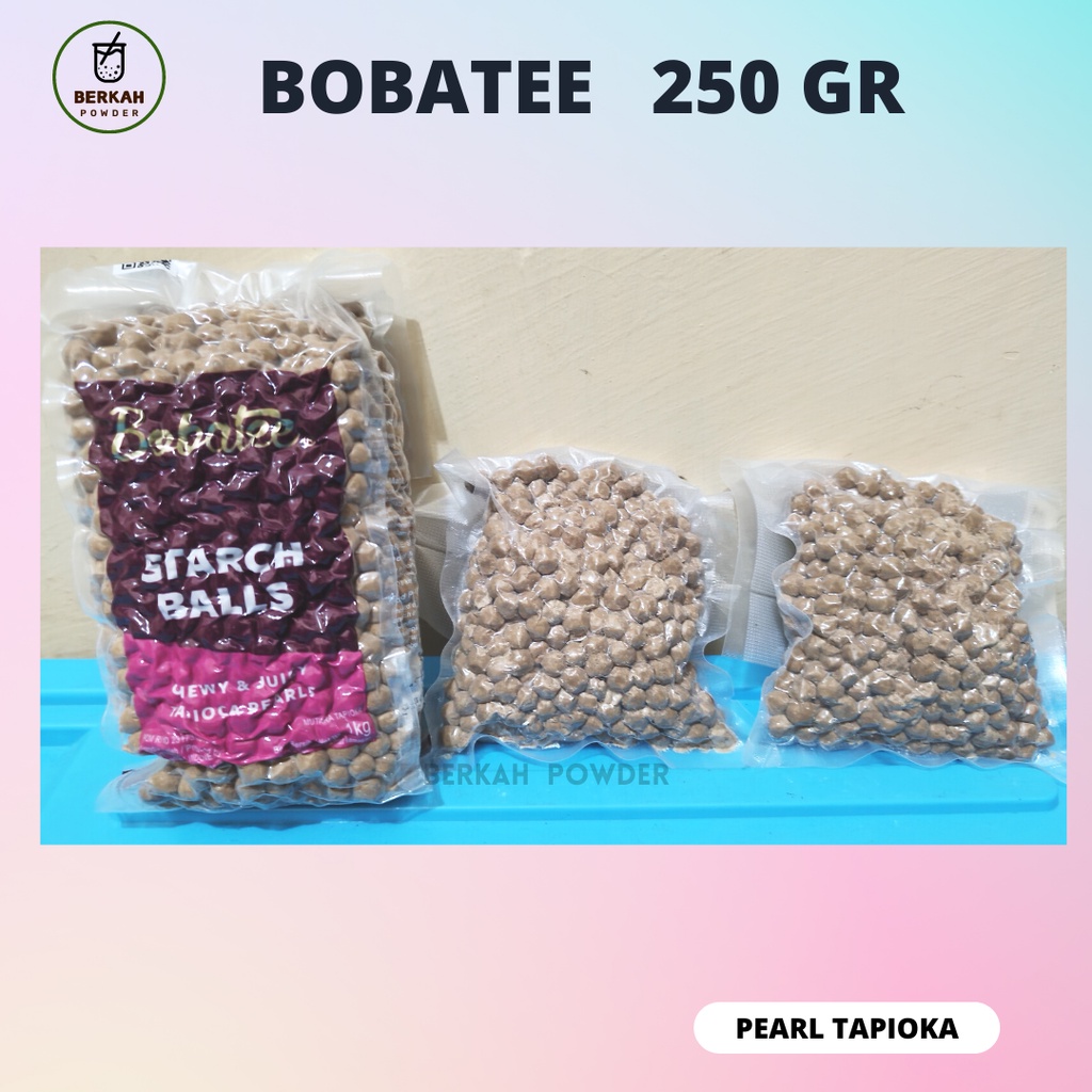 Jual BOBATEE 250gr / Boba Pearl Tapioka / Pearl Boba 250 Gr / bubble ...