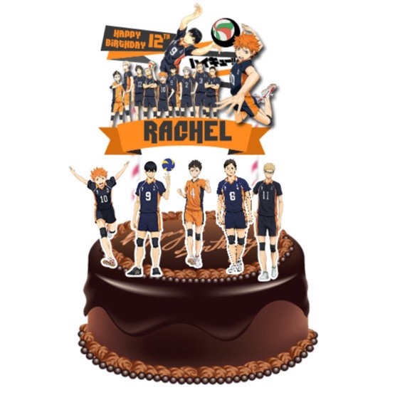Jual Haikyuu Anime Topper Cake Birthday / Hiasan Kue Ulang Tahun ...