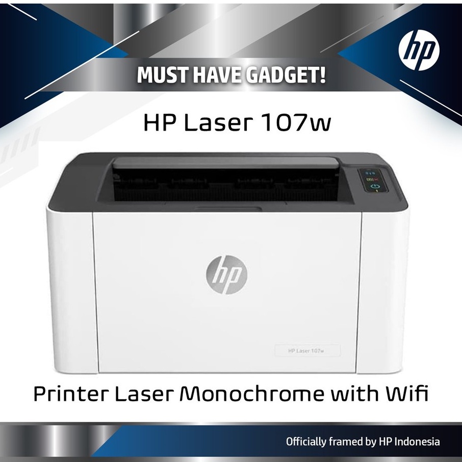 Jual Printer HP Laserjet Pro 107W M107W 4ZB78A Monochrome Laser Jet 107 ...