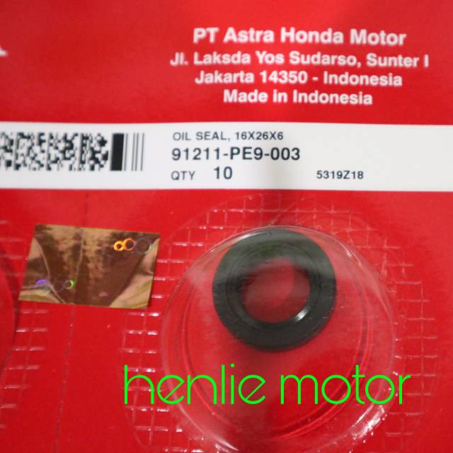 Jual Oil seal sil selah beat scopy vario karbu fi asli orisinil 91211 PE9 003 | Shopee Indonesia