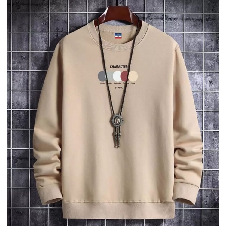 Jual SWEATER CHARACTER oblong sweater cowok bahan flece tebal lembut ...