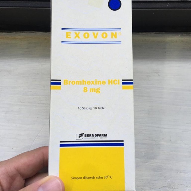 Jual Exovon bromhexine HCI 8mg Bernofarm | Shopee Indonesia