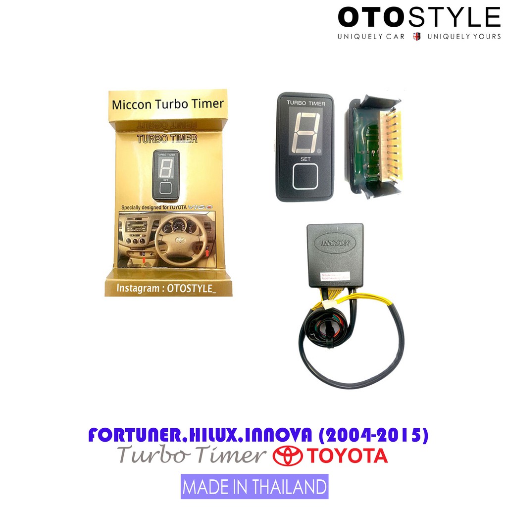 Jual Turbo Timer TOYOTA Toyota Kijang innova 2004 - 2015, Fortuner ...